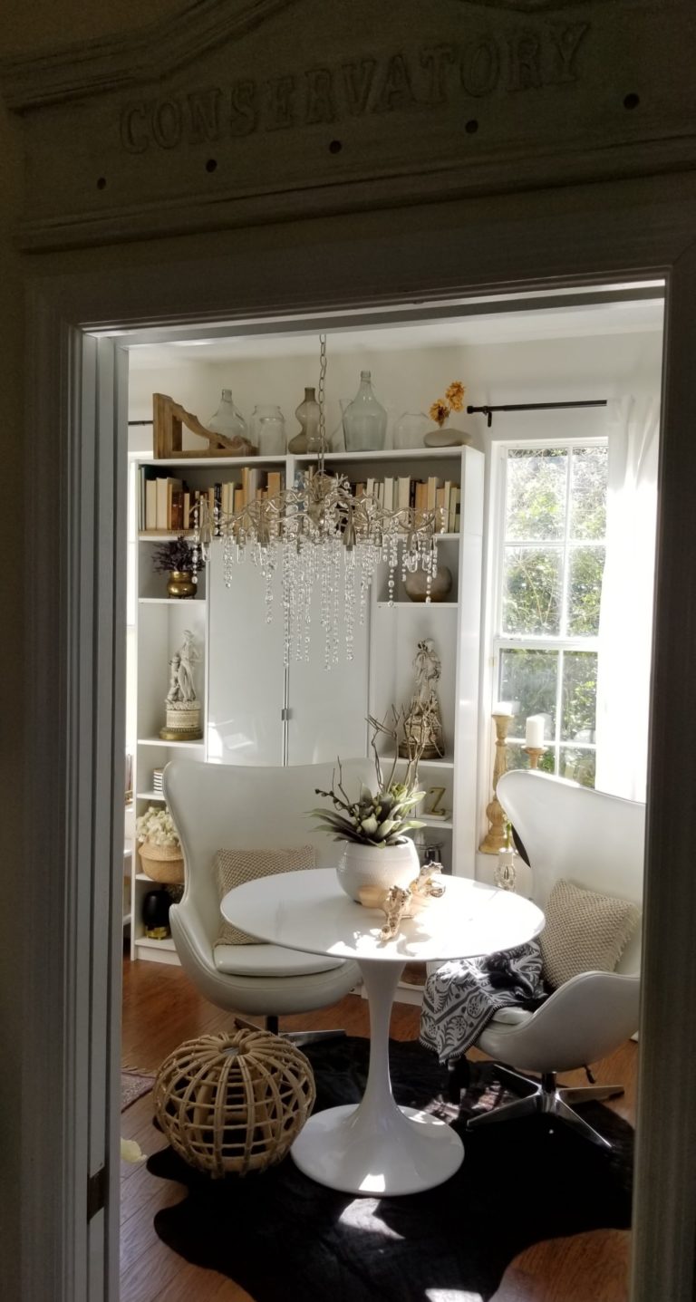 One Room Challenge, Urban Chic She Den - THE REVEAL - BEES 'N BURLAP